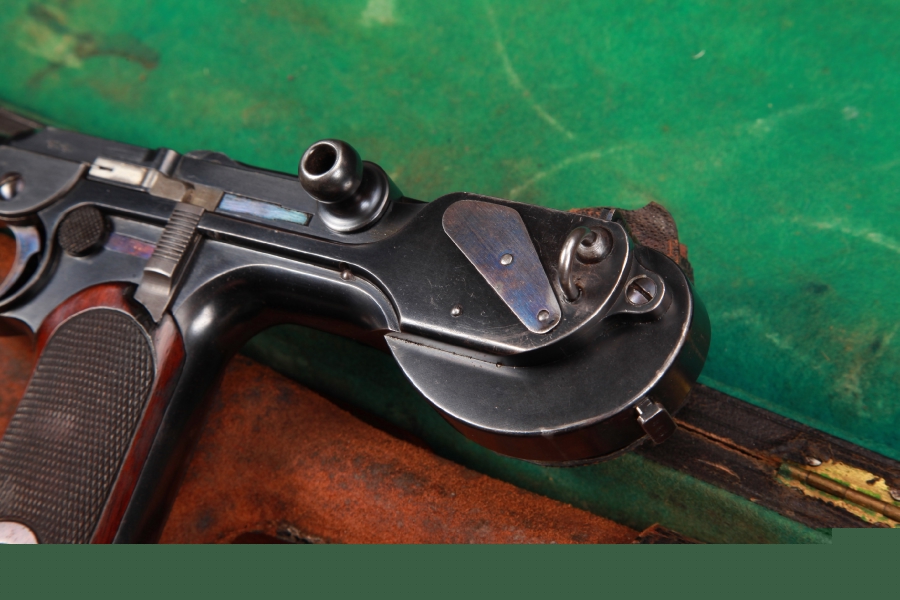 Factory Cased Loewe Production Borchardt Model 1893 C93 Semi-Automatic ...