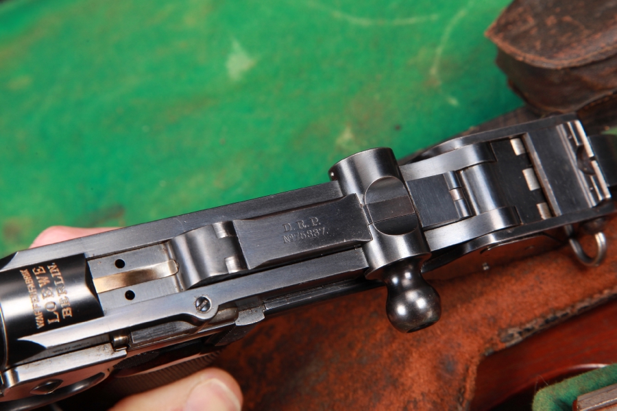 Factory Cased Loewe Production Borchardt Model 1893 C93 Semi-Automatic ...