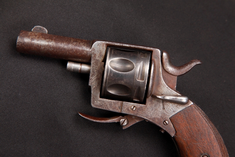 Belgian Made, German Proofed Folding Trigger Model 320 Bulldog 5-Shot ...