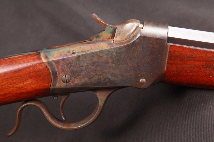 Fine Winchester Model 1885 Low Wall Falling Block Rifle, Single Set ...