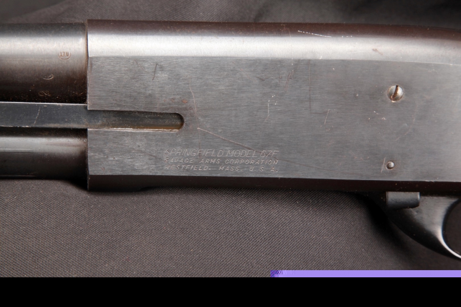 Springfield Model 67f 67 F / Savage Arms Corporation / Westfield 20 Ga ...