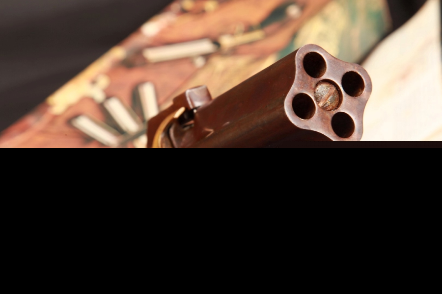 Cmc Kit - Ethan Allen Pepperbox Repro Percussion Pepperbox Pistol, Atf ...