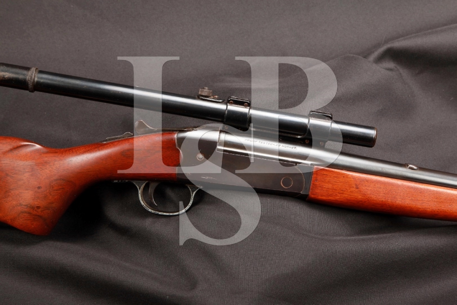 Scarce Savage Model 219 .22 Hornet Single Shot Break-Open Rifle & Scope ...