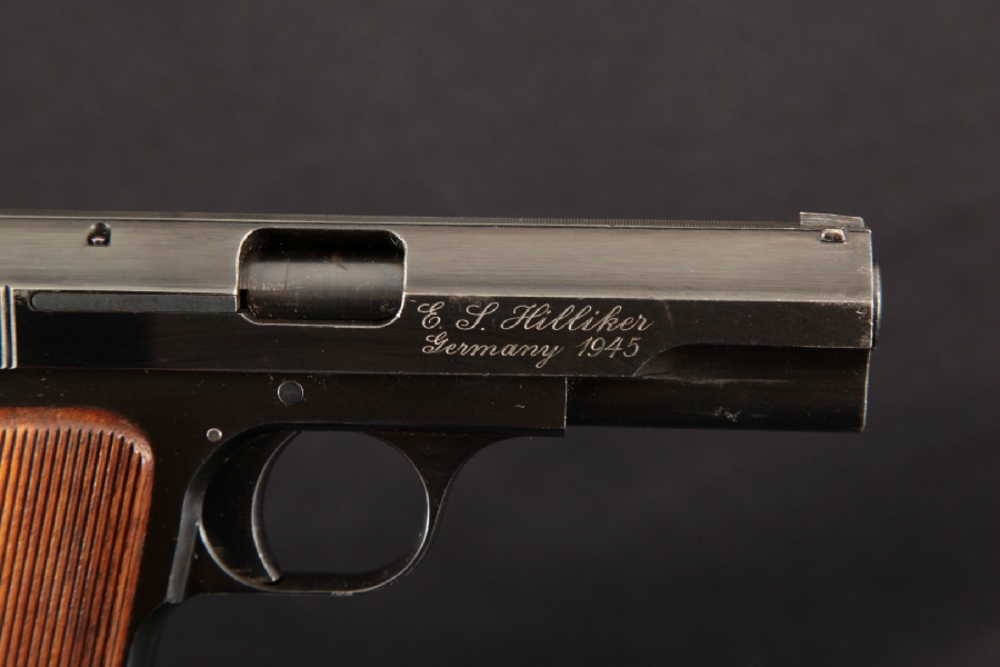 Inscribed Hungarian Fémáru Fég Pistole M37 Jhv/41, Rare Nazi Marked ...