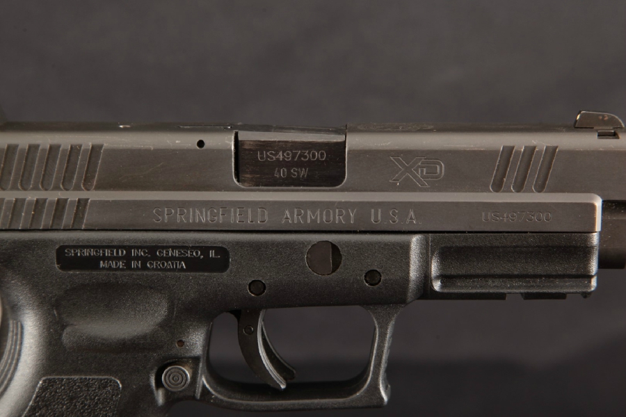 Springfield Xd40 Xd-40 Xtreme Duty Service Model, Matte Black & Polymer ...