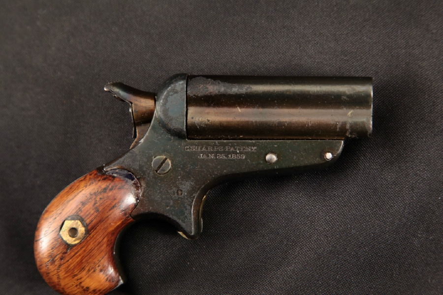 C. Sharps & Co. Model 4 Variation B, Four Barreled Birds-Head Pepperbox ...
