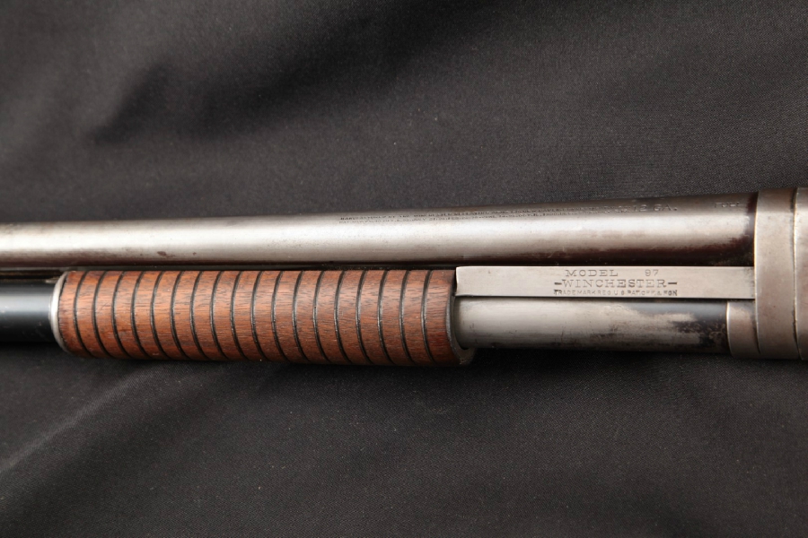 Winchester Model 97 M97 1897 Cowboy Gun, Blue 18” Pump / Slide Action ...