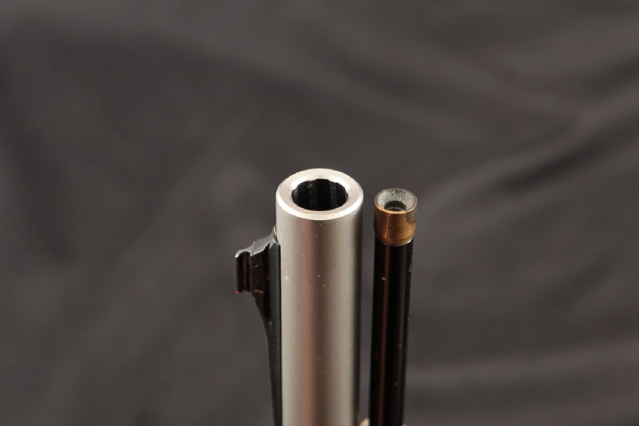 Knight Mk-85 Mark 85 Inline Laminate Wood Model, Satin Stainless Steel ...