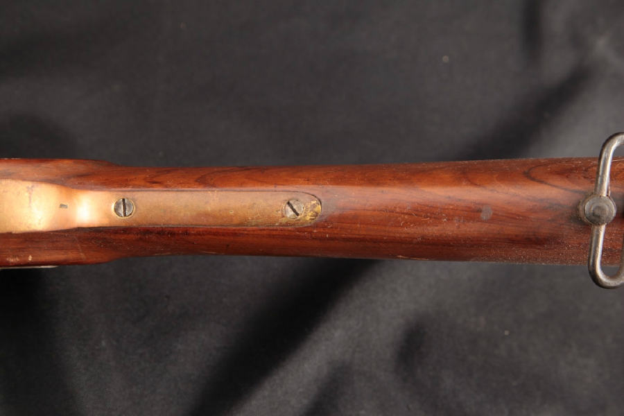 India Made British 2-Band Musket Copy, Blue 32 Single Shot Percussion ...
