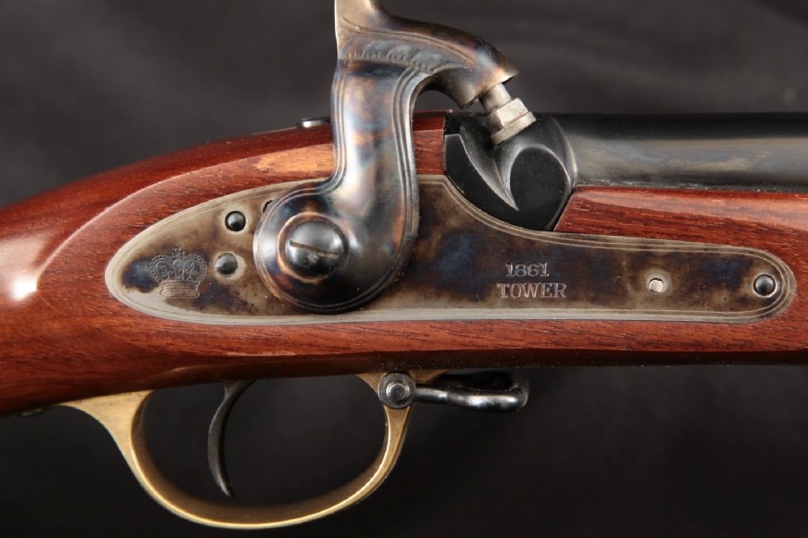 D. Pedersoli Enfield P1853 / 1861 Tower .577 Rifled Musket, Blue & Case ...
