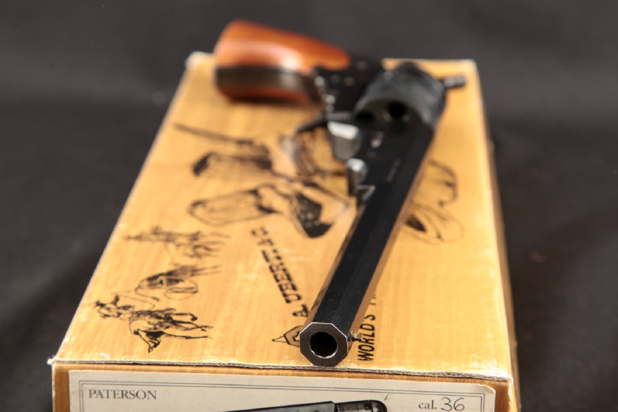 Uberti / Navy Arms Colt Texas Paterson, Blue 7 1/2" 6-Shot Percussion ...