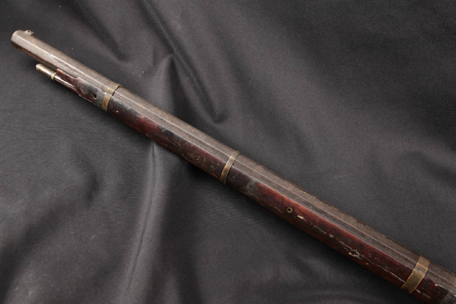 Japanese Samurai Period Matchlock Rifle, 40" Original Early Muzzle ...