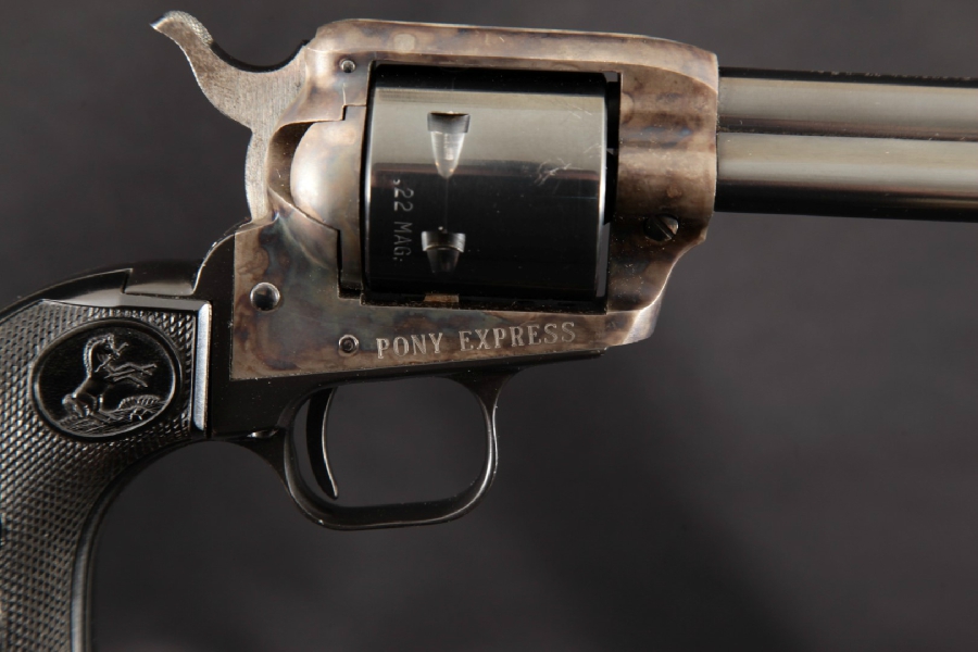 Colt Peacemaker .22 Model, Blue & Case Colored 6" .22 Wmrf 6-Shot ...