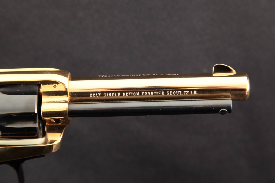 Colt Frontier Scout Nebraska Centennial, Blue & Gold 4.75" Single ...