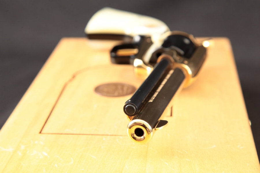 Colt Frontier Scout Nebraska Centennial, Blue & Gold 4.75" Single ...