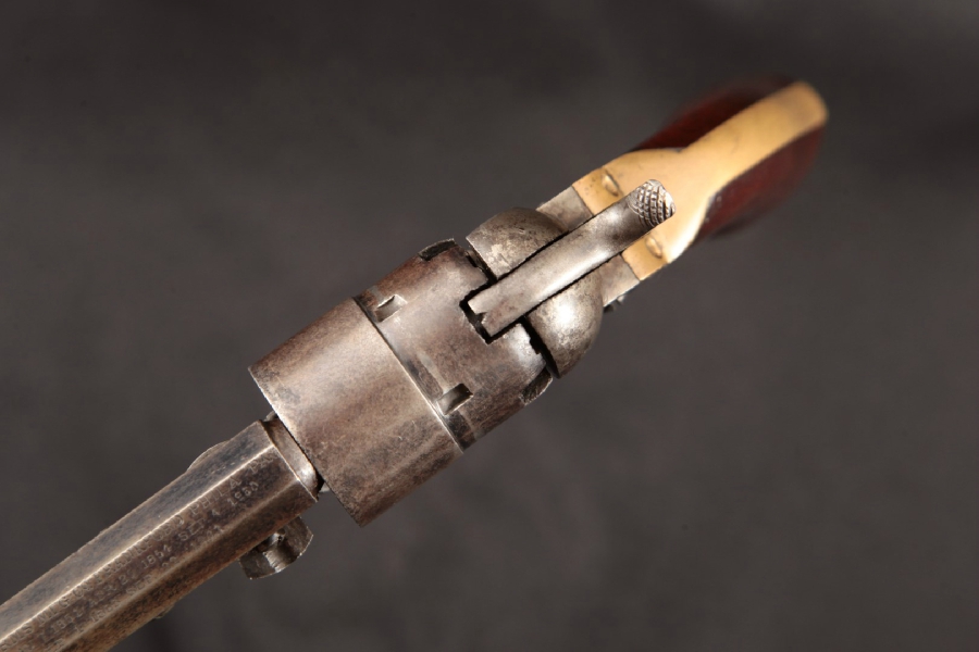 J. M. Cooper Of Philadelphia .36 Navy 2nd Model, Blue & Brass 4” 5 Shot Da/Sa Revolver, Mfd 1864 ...