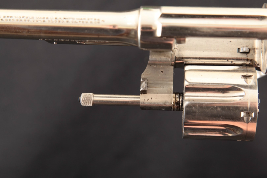 Smith & Wesson S&W 44 Hand Ejector 1st Model New Century, Nickel 6.5 ...