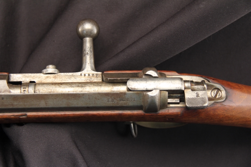 German Mauser Model 1871 11mm Single Shot Bolt Action Rifle - Antique ...