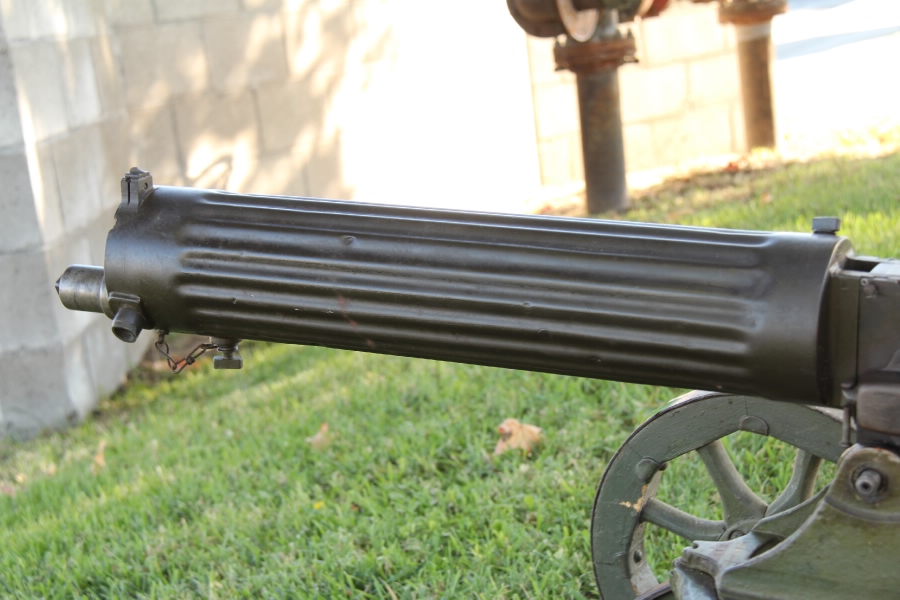 Demilled Maxim / Soviet 7.62mm Heavy Machine Gun M1910 (Spm) & Sokolov ...