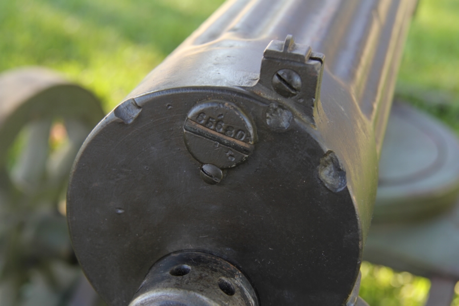 Demilled Maxim / Soviet 7.62mm Heavy Machine Gun M1910 (Spm) & Sokolov ...