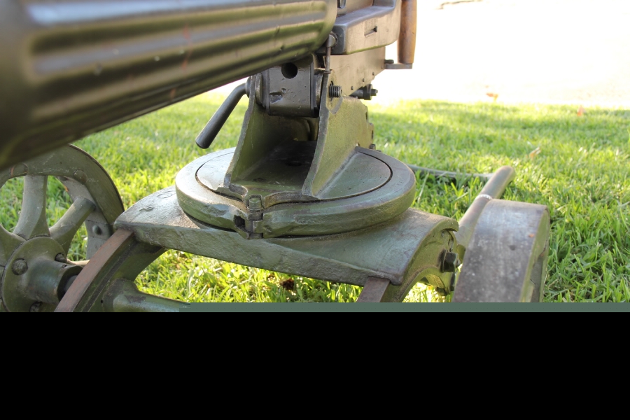 Demilled Maxim / Soviet 7.62mm Heavy Machine Gun M1910 (Spm) & Sokolov ...