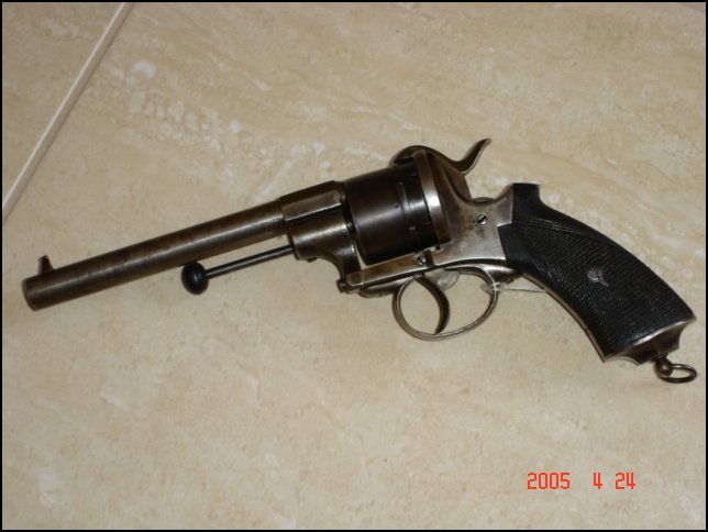 British 12mm Pinfire Revolver For Sale at GunAuction.com - 6703783