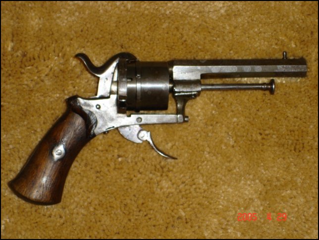 Belgium 7mm Pinfire Revolver - Cheap For Sale at GunAuction.com - 6719652
