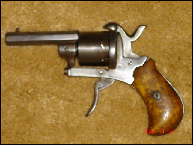 GERMAN 7mm PINFIRE REVOLVER - CHEAP