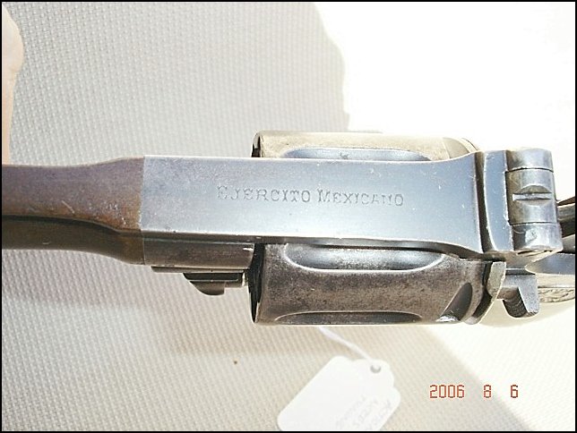 H. Pieper Mexican Army Gas Seal Pieper Revolver - For Sale at ...