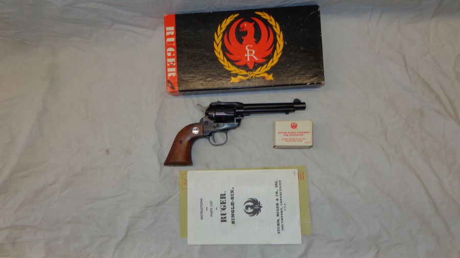 Ruger Single Six Old Model Rss5 Like New .22 Lr For Sale at GunAuction ...