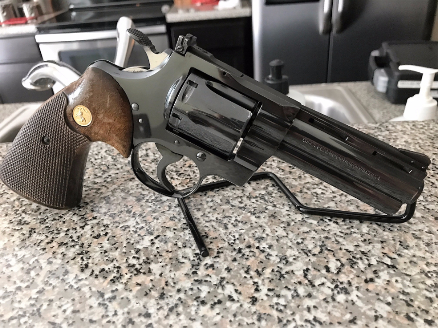 Colt Python Blue Gen 1 1964 357 Great Shape 4 Inch For Sale at ...