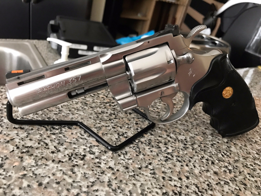 Colt Python Stainless Unfired 4 Inch With Box 1992 For Sale at ...