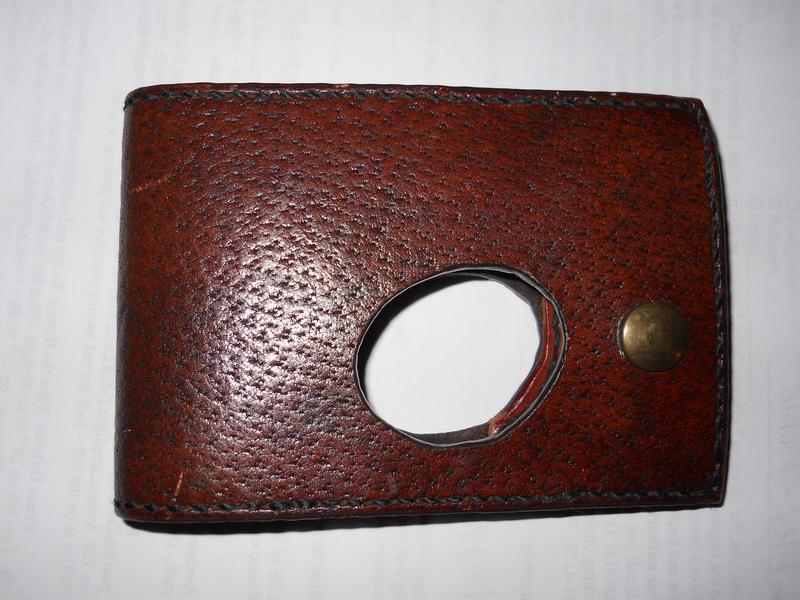 Leather Derringer Wallet Holster For Sale at GunAuction.com - 11407848