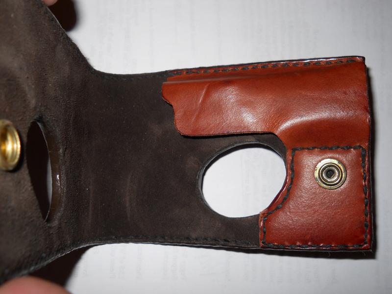 Leather Derringer Wallet Holster For Sale at GunAuction.com - 11407848