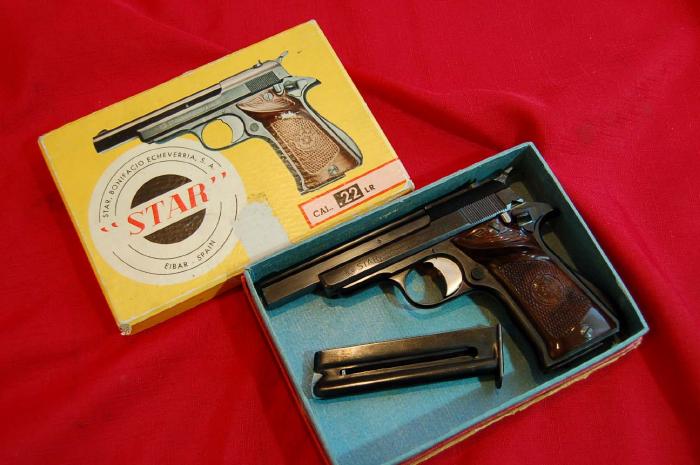 Star Early Model F .22lr Nice In Box, 2 Magazines For Sale at ...