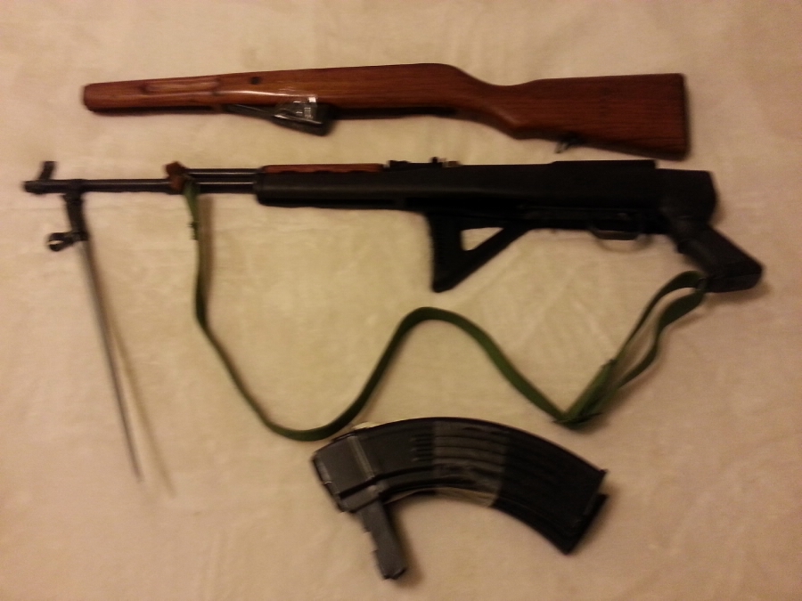 The Combat Exchange Sks Side-Folder For Sale at GunAuction.com - 11722399