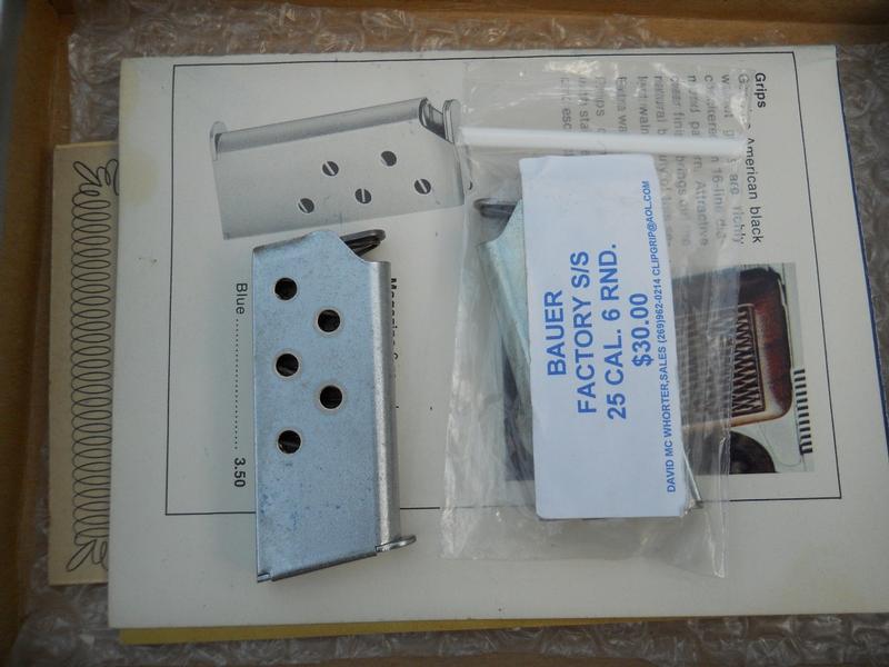 Bauer Firearms 25 Auto Magazines And Other Goodies For Sale at ...