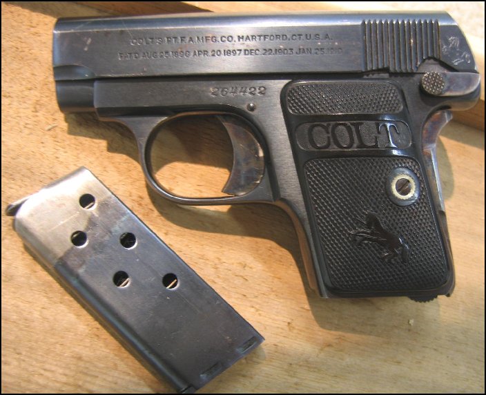 Colt Vest Pocket Model 1908 (Model N), .25 ACP