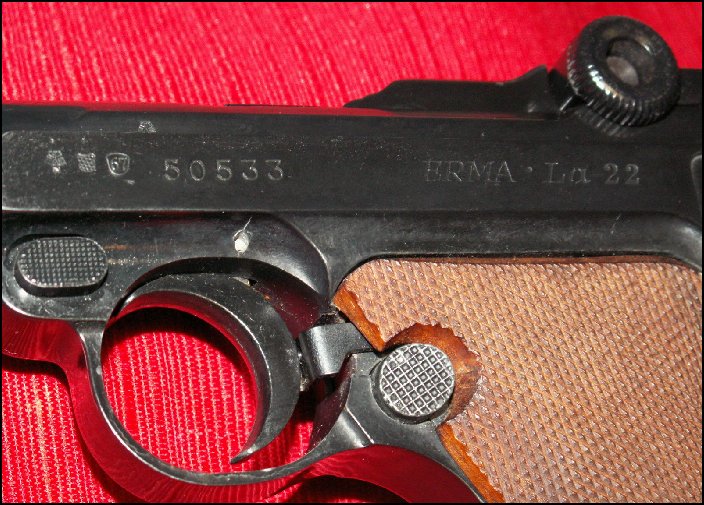 Erma Model La 22, .22lr Pistol - Luger Style For Sale at GunAuction.com ...