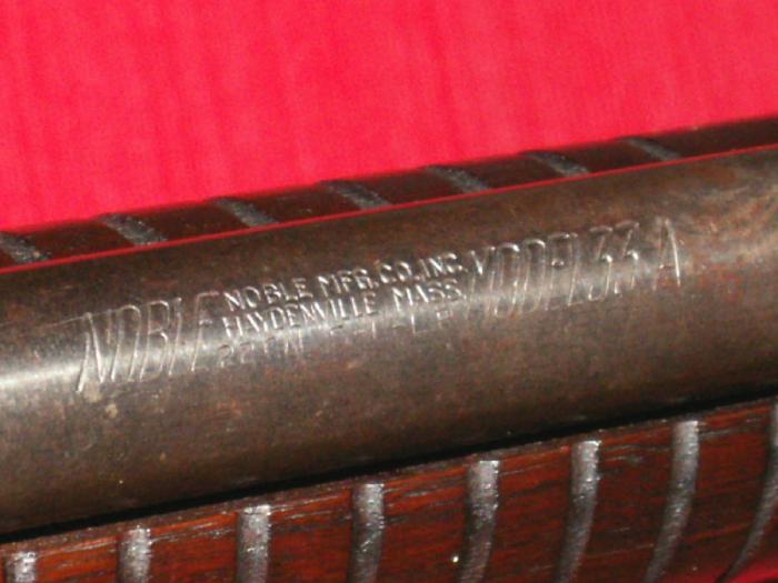 Noble Model 33a Slide-Action 22 S, L, Lr Cal 24" Barrel For Sale at ...