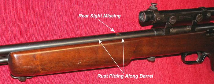 Western Field Model 47a 22 S - L - Lr Tube Feed Rifle With Scope For ...