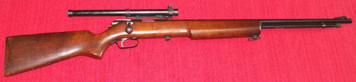 Western Field Model 47a 22 S - L - Lr Tube Feed Rifle With Scope For ...