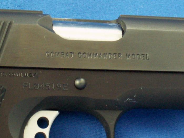 Colt Combat Commander Lightweight Series 80 45 Acp &Box For Sale at ...