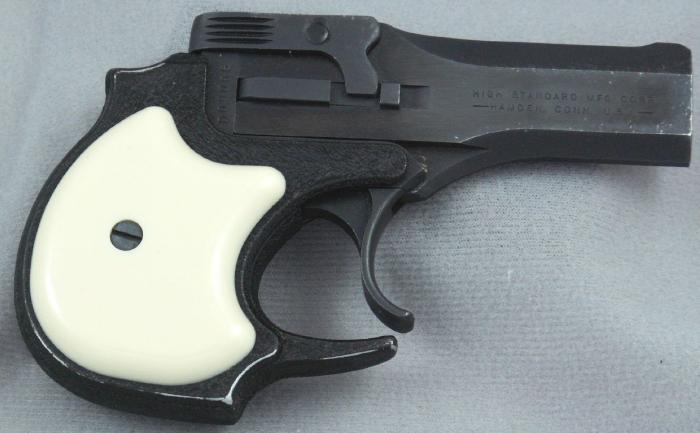 High Standard 22 Magnum Derringer With Box - 3-1/2" Rifled Bbl For Sale ...