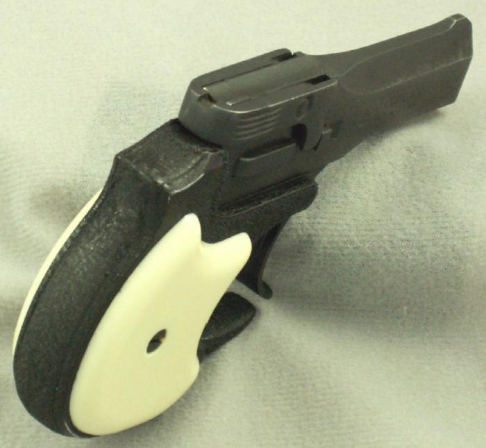 High Standard 22 Magnum Derringer With Box - 3-1/2" Rifled Bbl For Sale ...