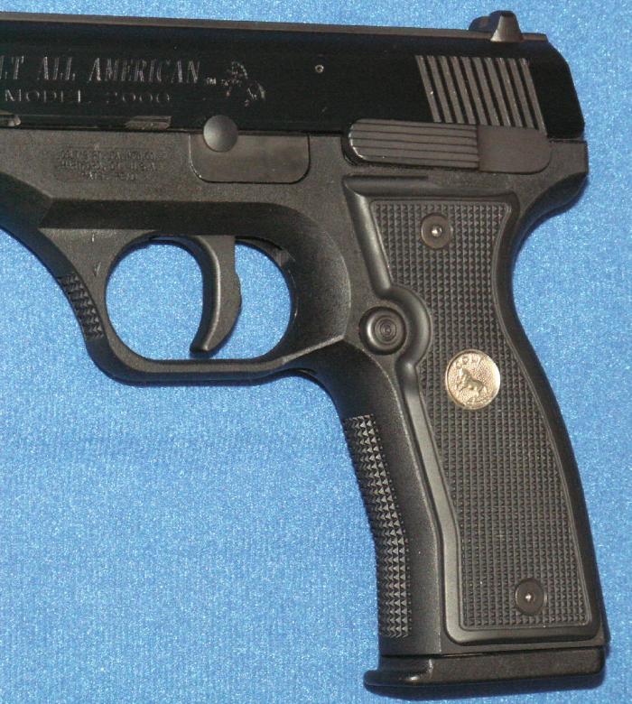 Colt All American Model 2000 9mm Pistol With Box For Sale at GunAuction ...