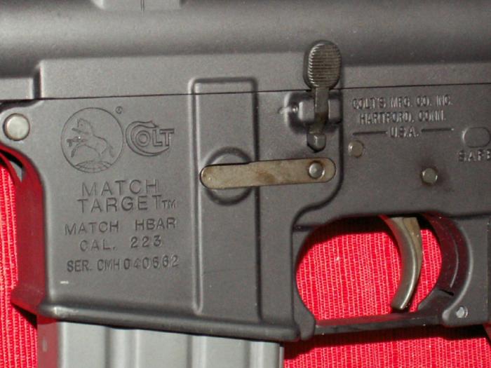 Colt Ar-15 Match Target Hbar 223 Post Ban Rifle For Sale at GunAuction ...