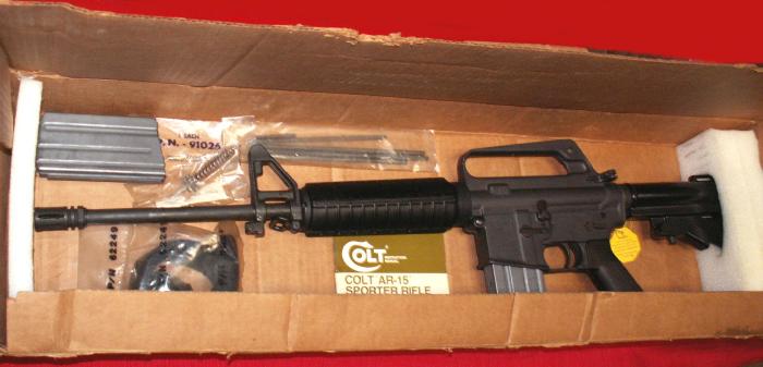 Colt Ar-15 Sp1 223 Cal Pre-Ban Rifle With Box & Acc. For Sale at ...