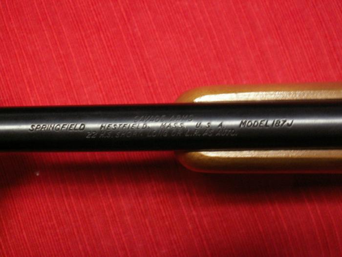 Springfield Model 187j Semi Auto 22 Lr - Parts Gun Only For Sale at ...