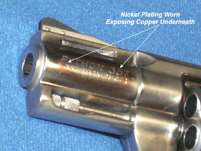 Colt Python 6 Shot Nickel 357 Magnum Revolver For Sale at GunAuction ...